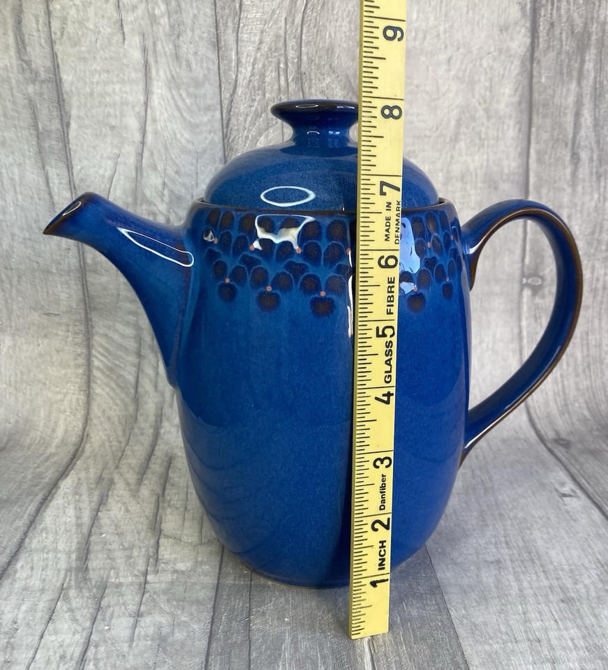 Denby Midnight Blue Stoneware Tea/coffee Pot | eBay UK