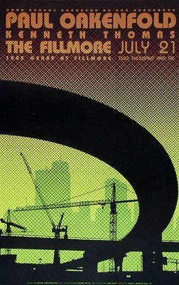 Original Paul Oakenfold Kenneth Thomas 2006 Fillmore Poster by Shona ...