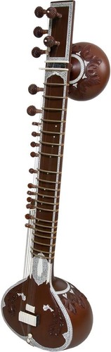 HAHAPA Indian Maharaja Ravi Shankar Style Sitar Double Tumba with Fibre ...