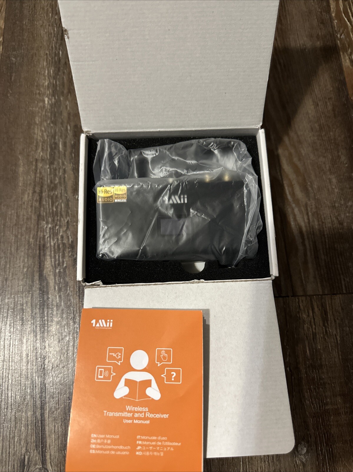 1Mii DS700 HiFi Bluetooth 5.0 Music Transmitter Receiver 2-in-1 Long ...