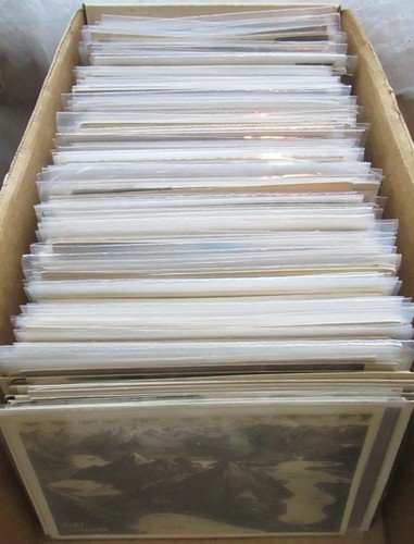 LARGE LOT OF 500 FOREIGN INTERNATIONAL PRE-LINEN, LINEN AND REAL PHOTO ...