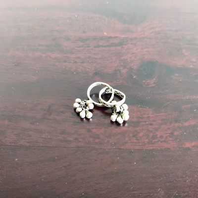 Vintage Toe Ring Silver Jewelry Pair Tribal Lady Collectible Bells ...