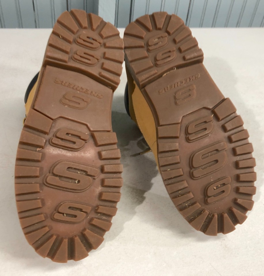 Skechers Hiking Size 4US / 3UK Brown Man Made Vegan Lace Ankle Boots ...