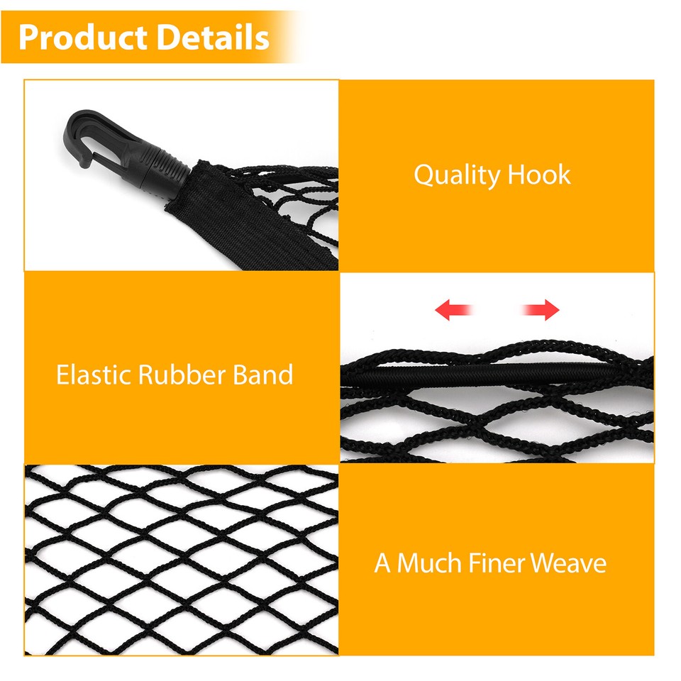 Rear Compartment Cargo Net Black Mesh F551SAN000 For 2020-2025 Subaru ...