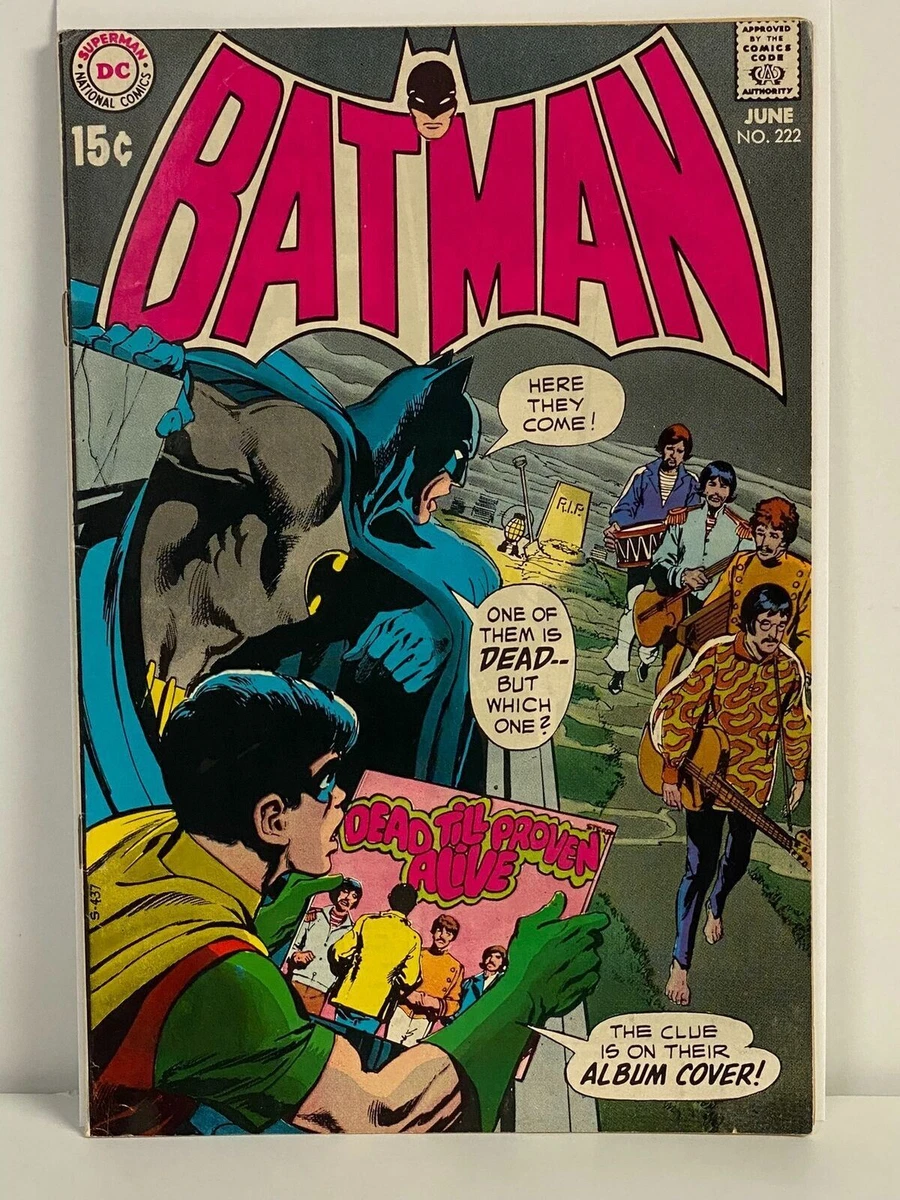 Vintage Batman Comic Book Covers