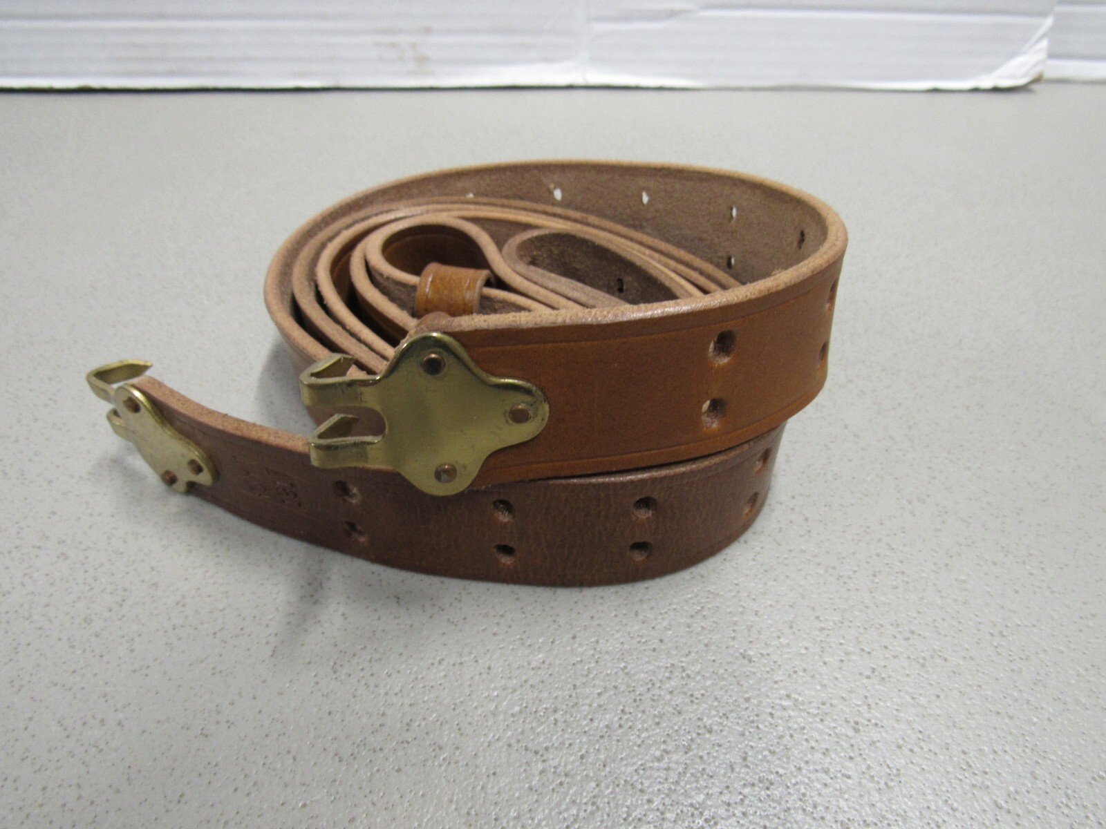 WWI US M1907 Leather Sling M1903 Springfield Marked HOYT 1917 REPRO ...