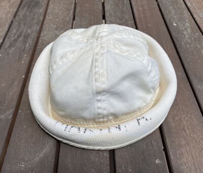 VTG 50s 60s US Navy Dixie Cup Cotton Twill Seafarer Hat Sailor Cap | eBay