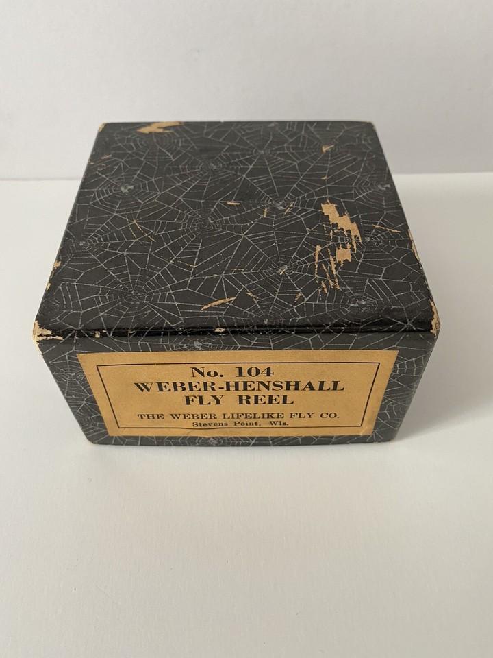 Weber-Henshall No.104 Fly Reel- Stevens Point, Wis. w/ Box | eBay