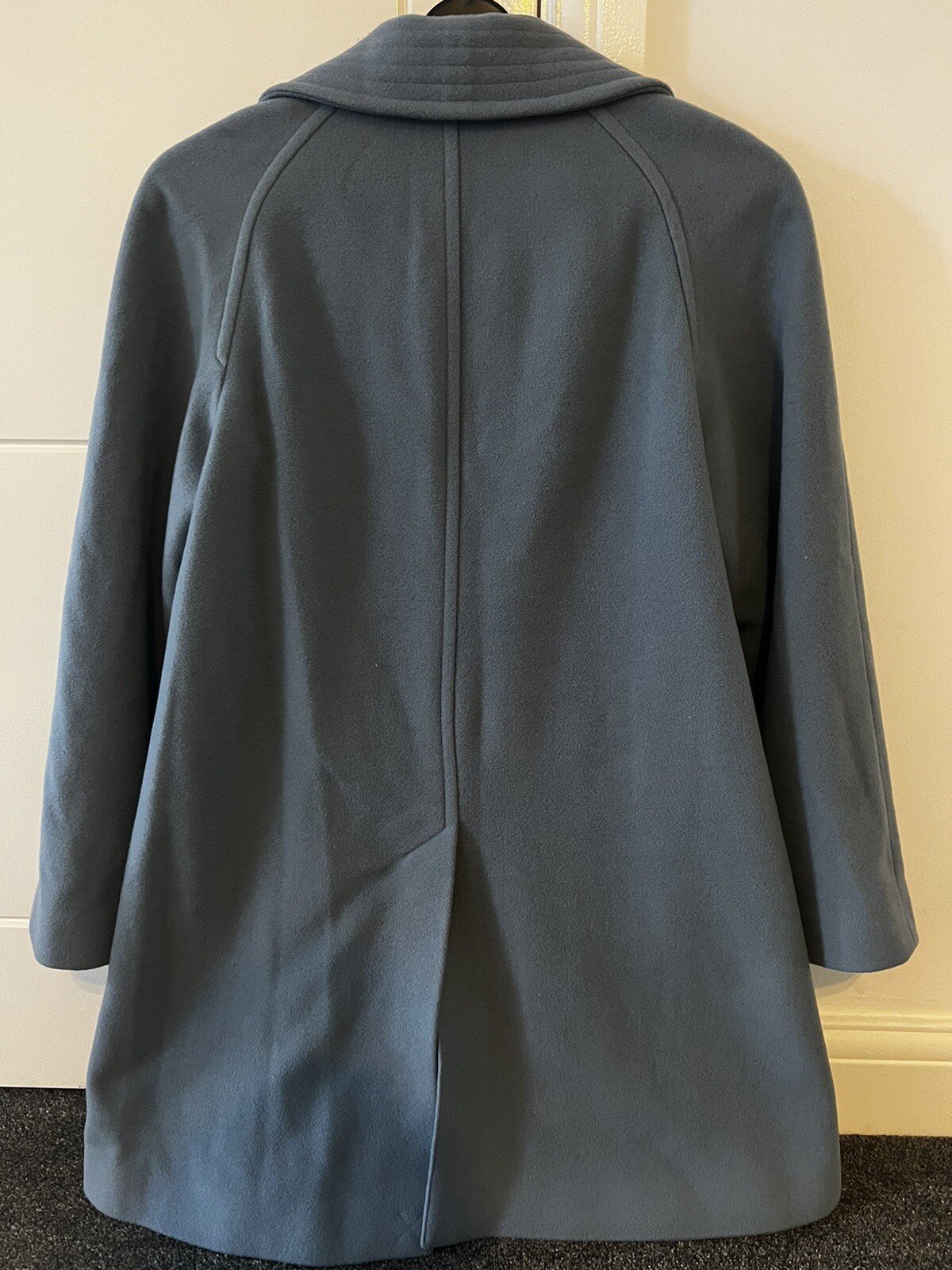 Cotswold Collection Blue Wool Style Coat Size 10 Coll… - Gem