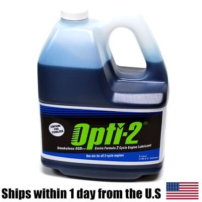 Opti One Gallon Bottle 2 Cycle Engine Oil Mix Opti-2 Enviro Formula ...