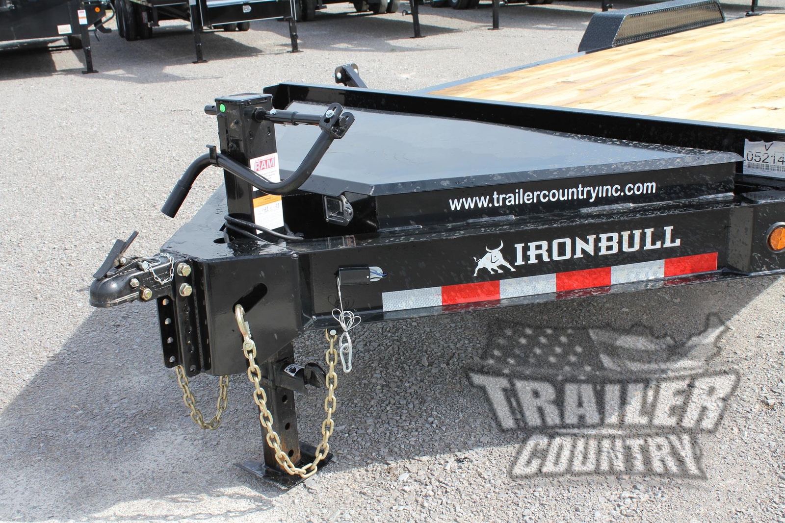 NEW 2026 7 X 22 (19+3) 14k Heavy Equipment Trailer Spring Assist Ramps ...
