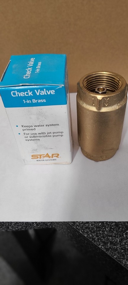 1" Check Brass Check Valve - Star Water Systems PN 024769 Brand New | eBay