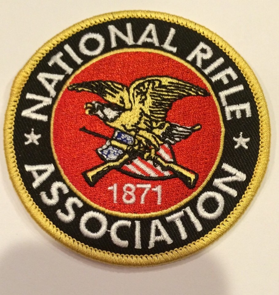 BRAND NEW-NATIONAL RIFLE ASSOC/NRA EMBROIDERED PATCH 3" ROUND AWESOME ...