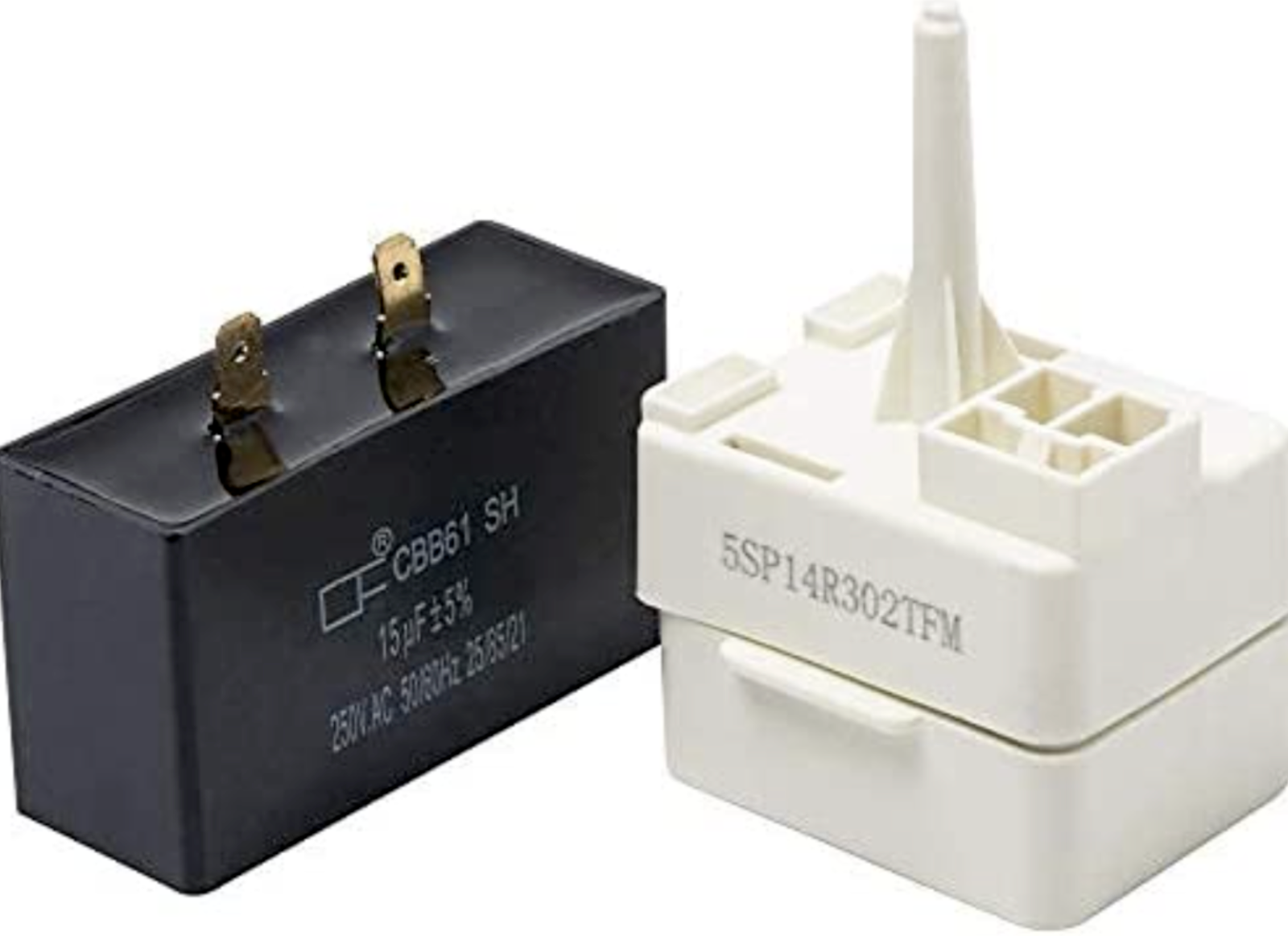 Kenmore Frigidaire Refrigerator Compressor Relay Start and Overload and ...