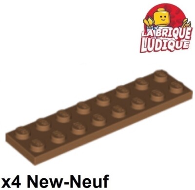 LEGO 4x Plate Flat 2x8 8x2 Skin Medium/Medium Nougat 3034 New | eBay