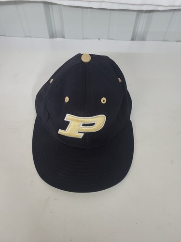 Purdue University TPX Team Issue Baseball Sz S Fitted Hat Cap Hammer ...