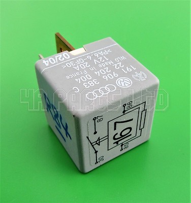 Audi VW Seat Skoda Fuel Pump Relay 191906383C 22204004 (No.167) 4-Pin ...