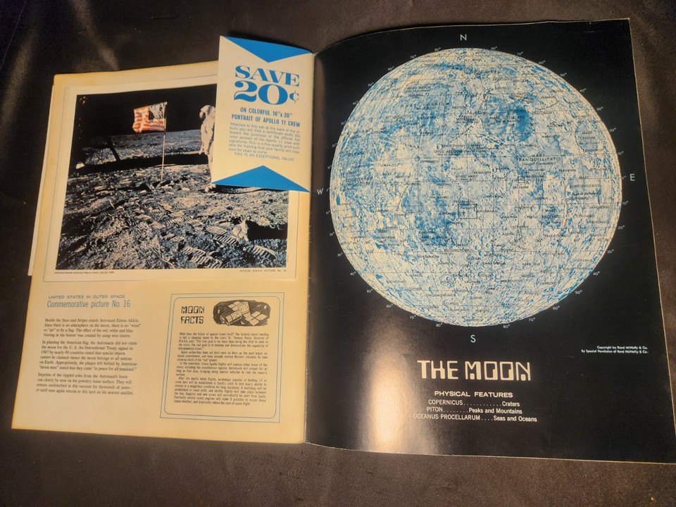 1969 NASA Commemorative Photo Album - Apollo Flights 8, 9, 10, 11 - w ...