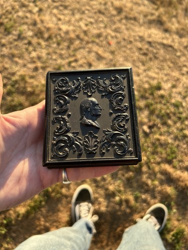 Rare Antique CRITCHLOW DAGUERREOTYPE CASE With George Washington Bust ...