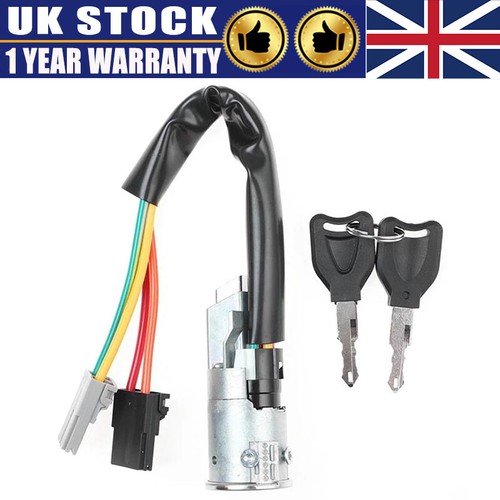Ignition Switch Lock Barrel & Keys For Vauxhall Movano Renault Master ...