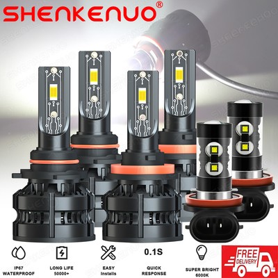 For Toyota 4Runner 2010-2020 Hi/Lo Beam Fog Light LED Headlight Bulbs ...