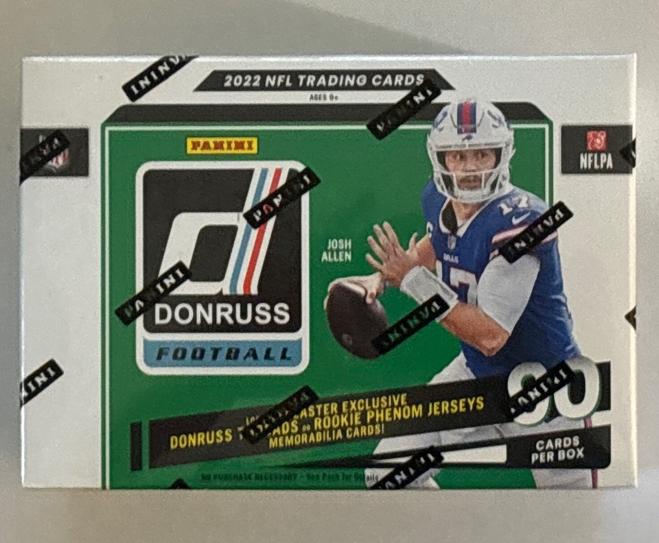 2022 Panini Donruss NFL Football Trading Card Blaster Box 6 Packs 15 ...