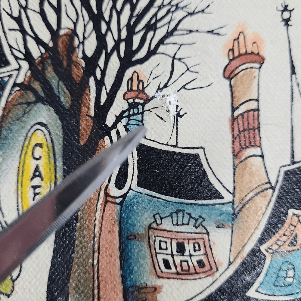 Robert Scott Oil Painting Signed Paris Street Scene Framed-Read | eBay