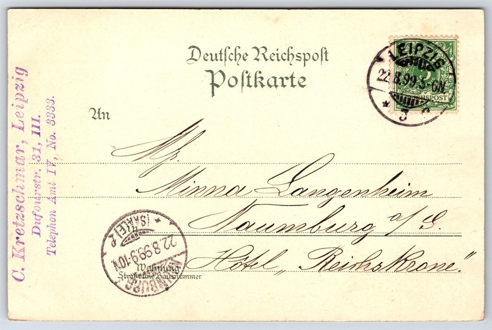 Postcard Germany Thuringia Frederick Barbarossa Kyffhauser Monument ...