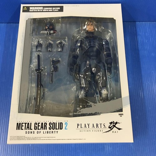 Figurine Raiden Sons Of Lberty Play Arts Kai Metal Gear Solid 2 | eBay
