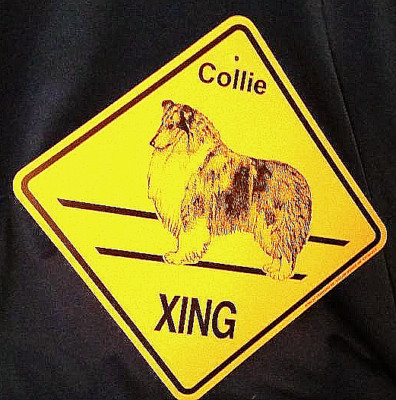 Collie Xing Dog Sign | eBay