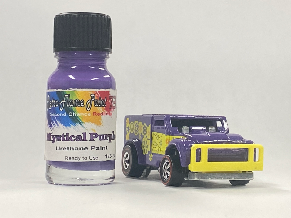 Retro-Flame 73 "Purple" Urethane Paint for Hot Wheels Redline Resto SCR ...