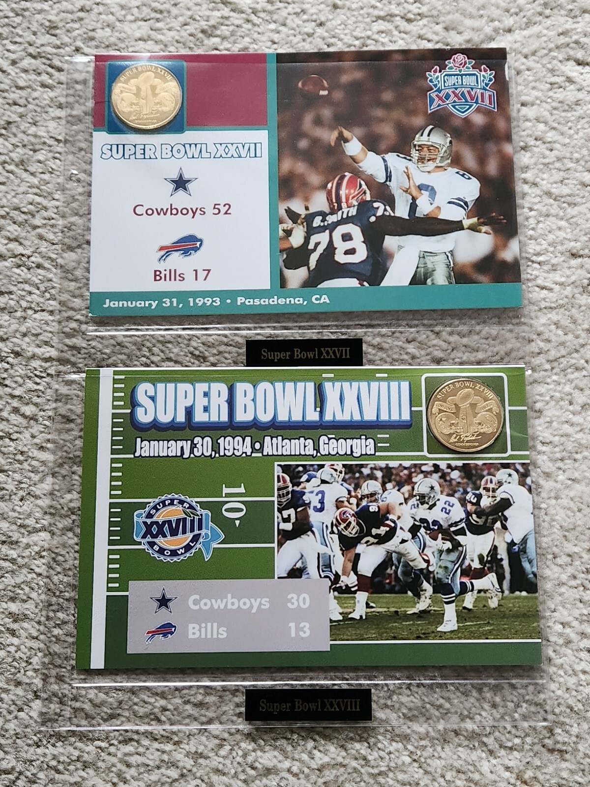 Super Bowl 27 And 28 Coins | eBay