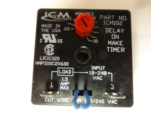 ICM 102 Delay on Break Timer; 120/240VAC;1.5 AMP----"USED" | eBay