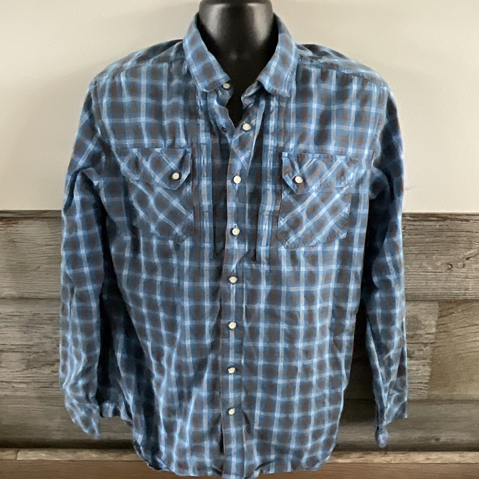 5.11 Tactical snap down plaid hidden pocket shirt size medium (E1) | eBay