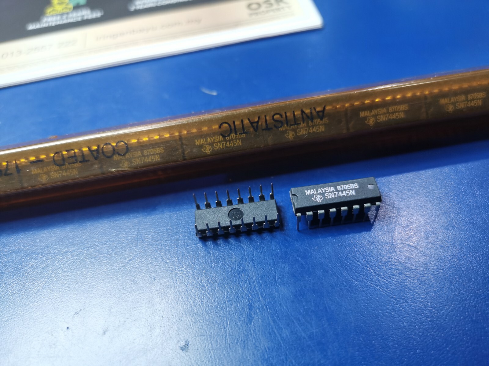 QTY-5 SN7445N TI 7445N VINTAGE 16-Pin DIP COLLECTOR SPECIAL RARE | eBay