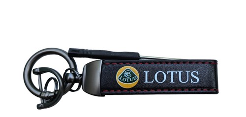 Black leather look keychain strap for Lotus car | eBay
