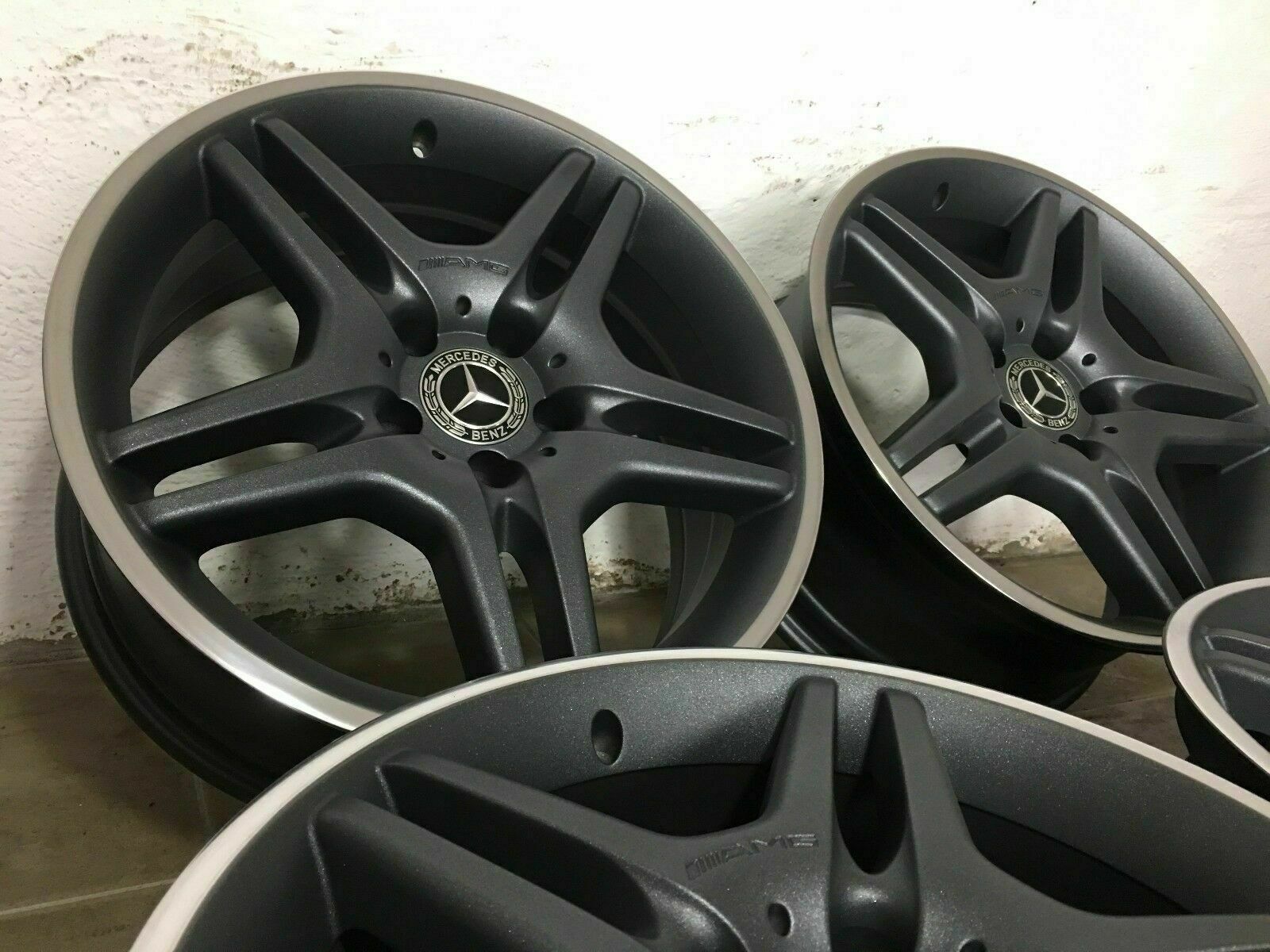 AMG Rims 8+ 9 x 18 Titanium Grey Mercedes W211 S211 W210 R129 W208 W209 ...