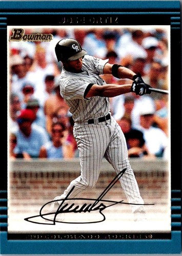 2002 Bowman Jose Ortiz #294 Colorado Rockies Baseball Card | eBay