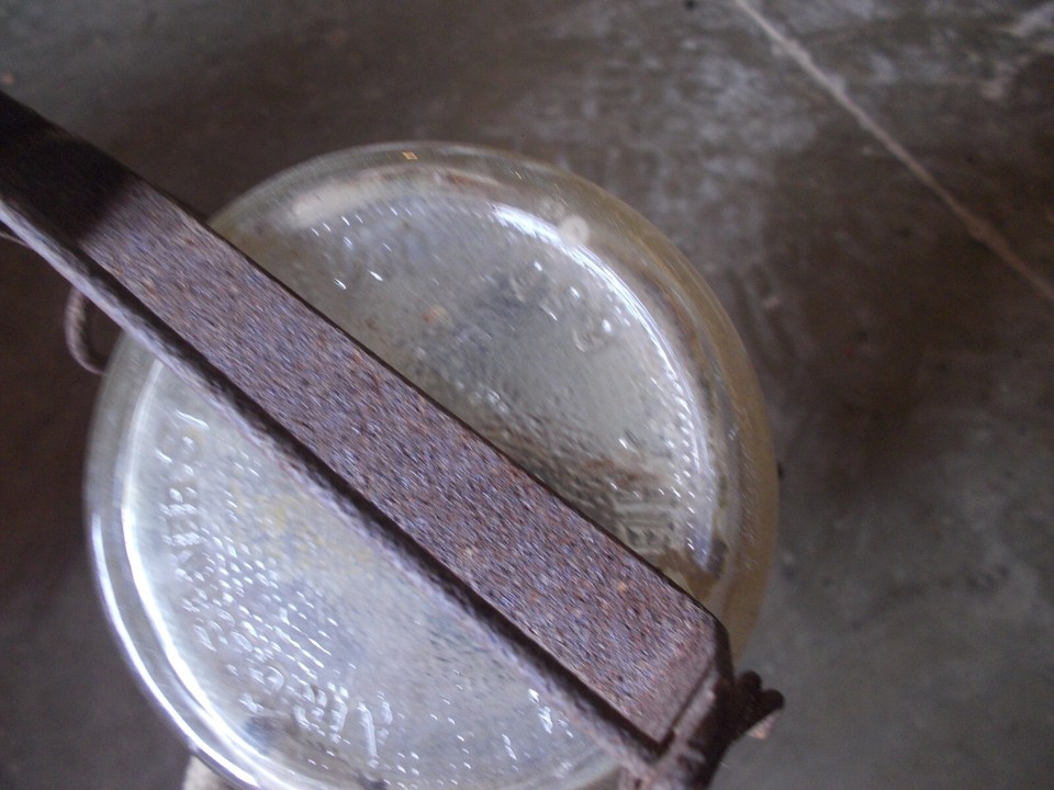 Ford 8N Tractor hood glass jar air cleaner EXTREMELY RARE w/ ORIGINAL ...