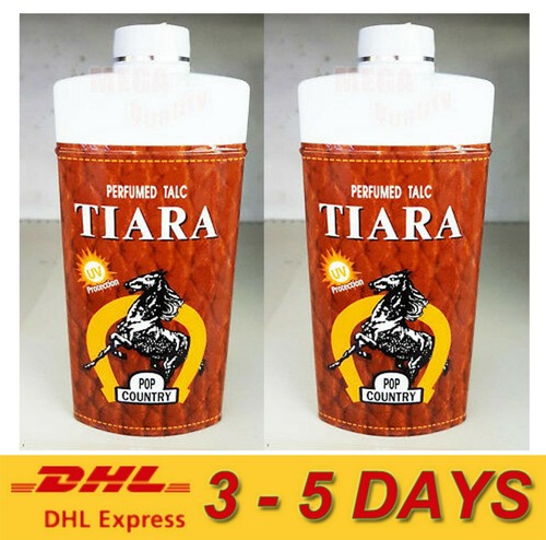 2 x TIARA PERFUMED TALC Body Powder with UV Protection - POP COUNTRY ...