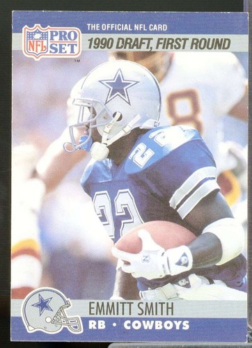 Emmitt Smith Rookie Card 1990 Pro Set #685 | eBay