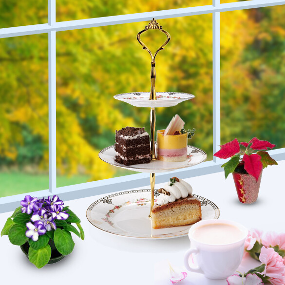 Three-layer Cake Rack Multi-purpose DIY Cupcake Storage Holder for ...