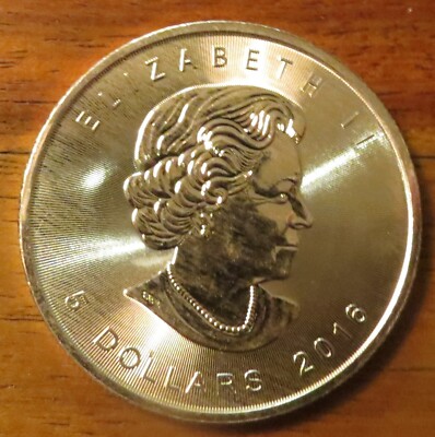 2016 $5 Canada Silver Five Dollar Coin 1 Oz. .9999 | eBay