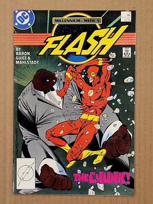 Flash #9 1st Appearance of The Chunk DC 1988 NM- | eBay