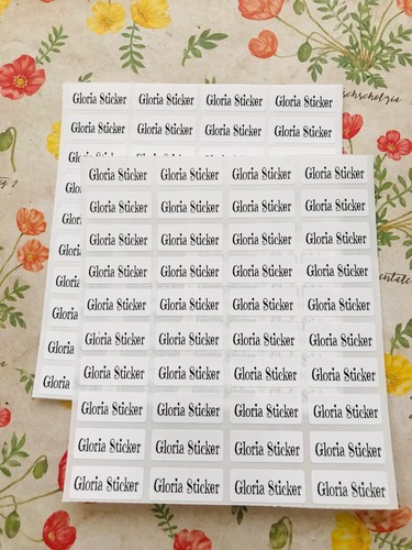 120 White Personalized Waterproof Name Labels-Back to school (Buy 5 get ...