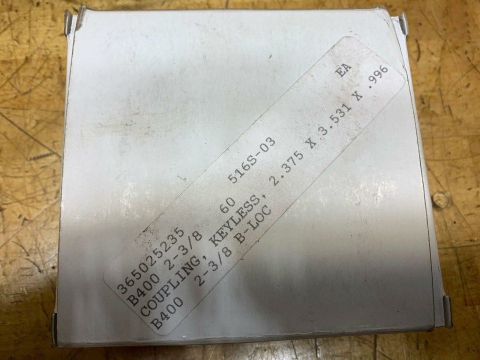 (4) Unused B-LOC Keyless Coupling Series B400, 2-3/8", Bushings Fenner ...
