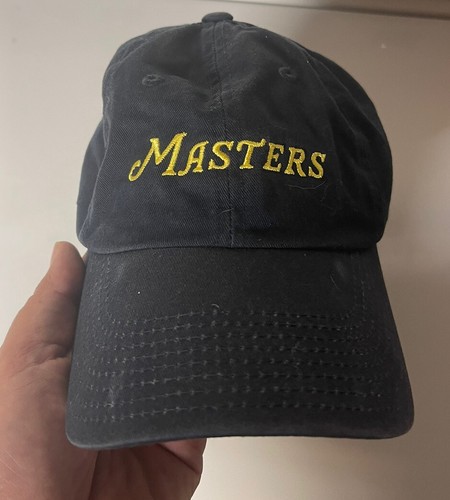 Masters | Augusta National | Grounds Crew Golf Hat | Navy + Gold | RARE ...