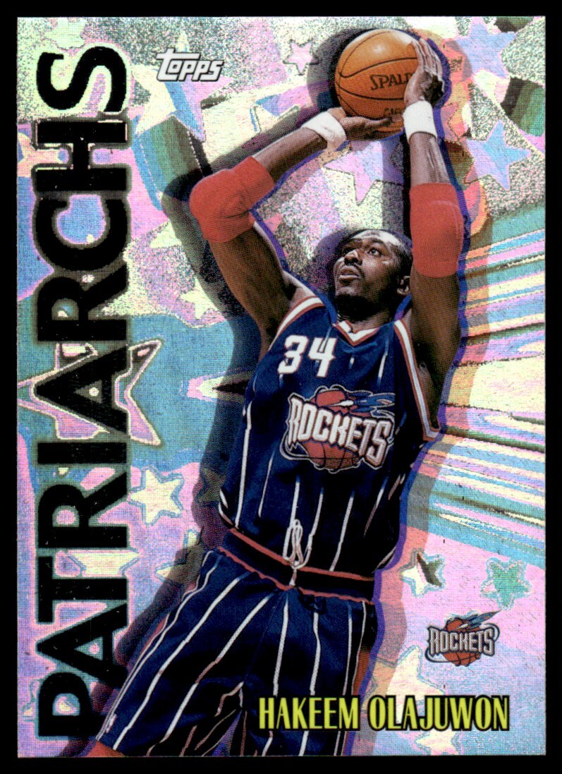 1999-00 Topps Patriarchs Hakeem Olajuwon Houston Rockets #P3 | eBay