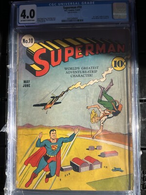 ⚡️DC 4.0 CGC OWW Superman 10 1st Bald Lex Luthor 5/41 Comic Book 10 Cents!⚡️ | eBay
