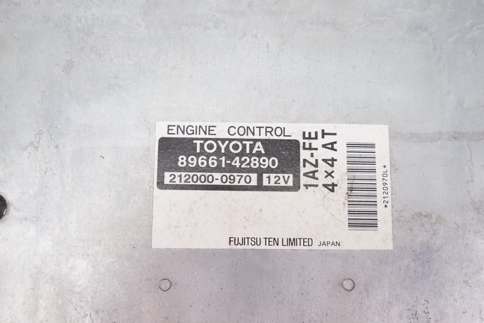 TOYOTA RAV4 ECM Engine Control Module Computer 2.0L 4x4 A/T 1AZ-FE OEM ...